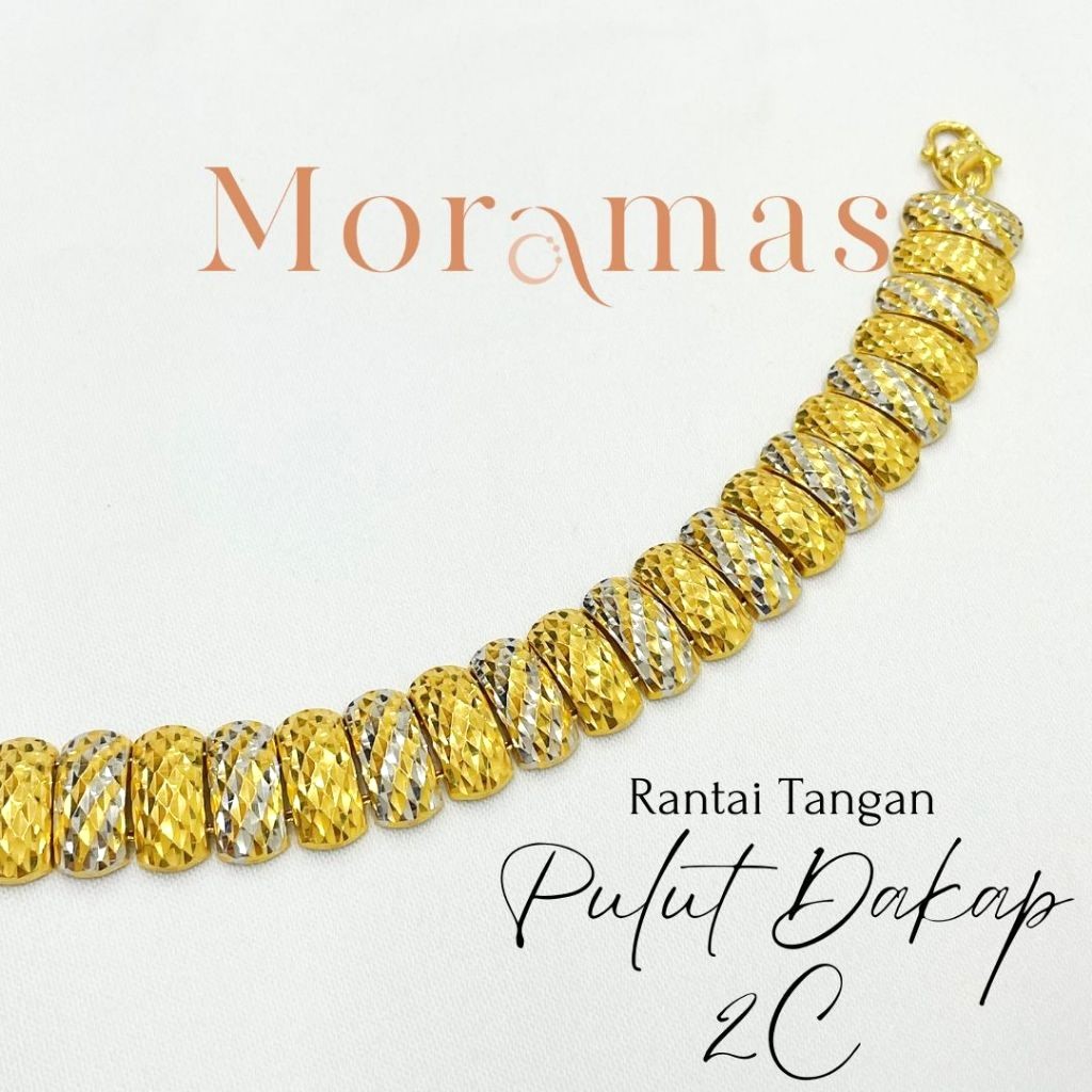 Moramas PULUT DAKAP 2C Bracelet 916 Gold/Rantai Tangan PULUT DAKAP 2C ...