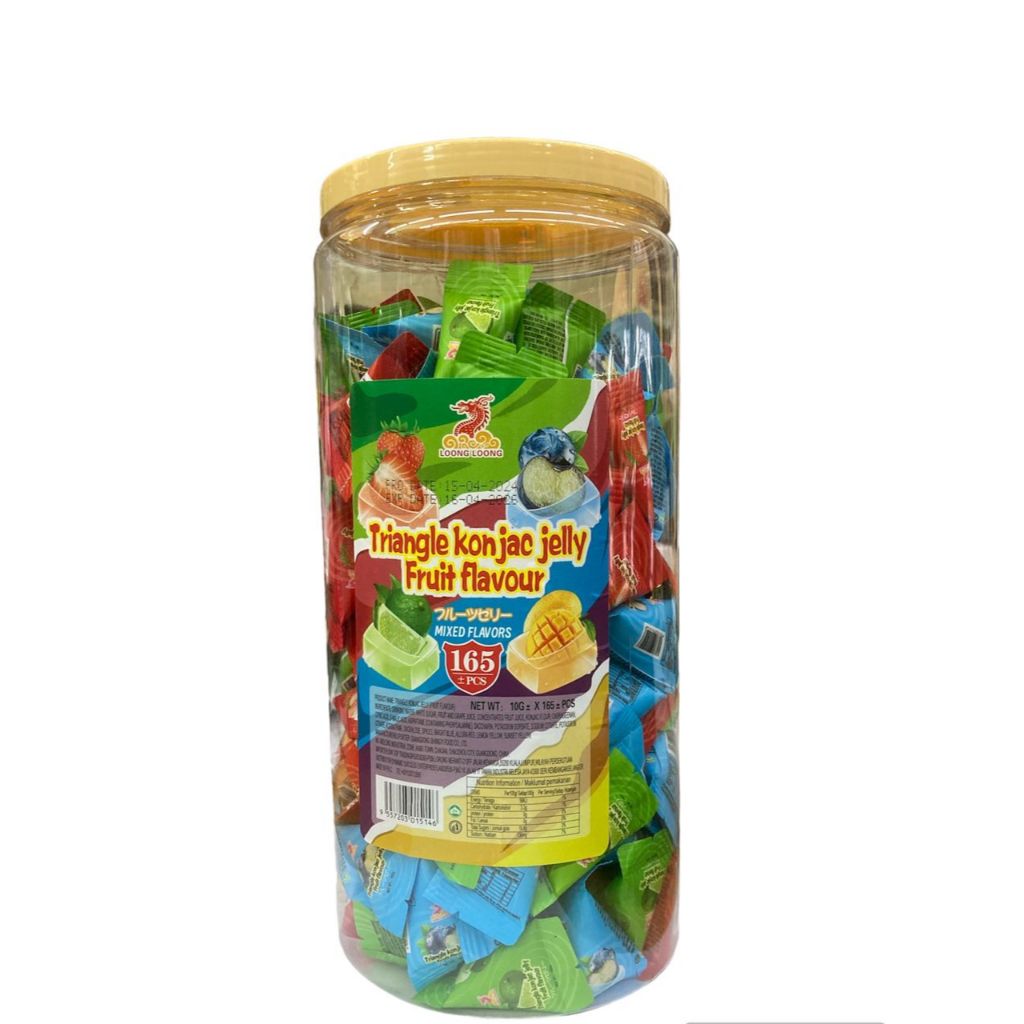 Triangle Konjac Jelly Fruit Flavour 165PCS (HALAL) | Shopee Malaysia
