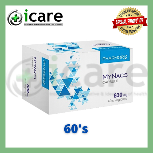 PHARMORIX MYNACS 830MG CAPSULES 60'S ( EXP DATE : 12/2026 ) | Shopee ...