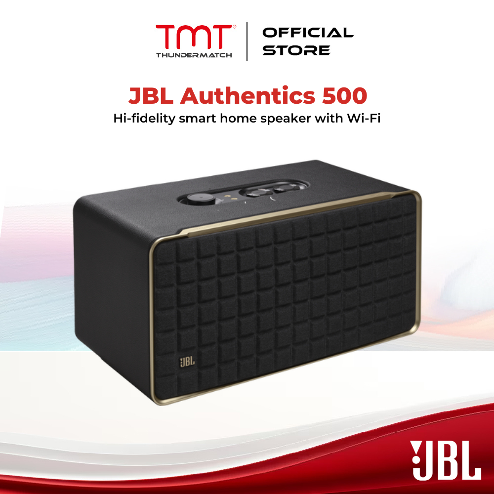 JBL Authentics 500 Smart home speaker with Wi-Fi, Bluetooth and Voice ...