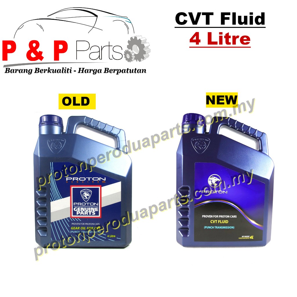 Proton ATF CVT Gear Oil - FLX Preve Exora Bold - 4Liter + Auto Filter ...
