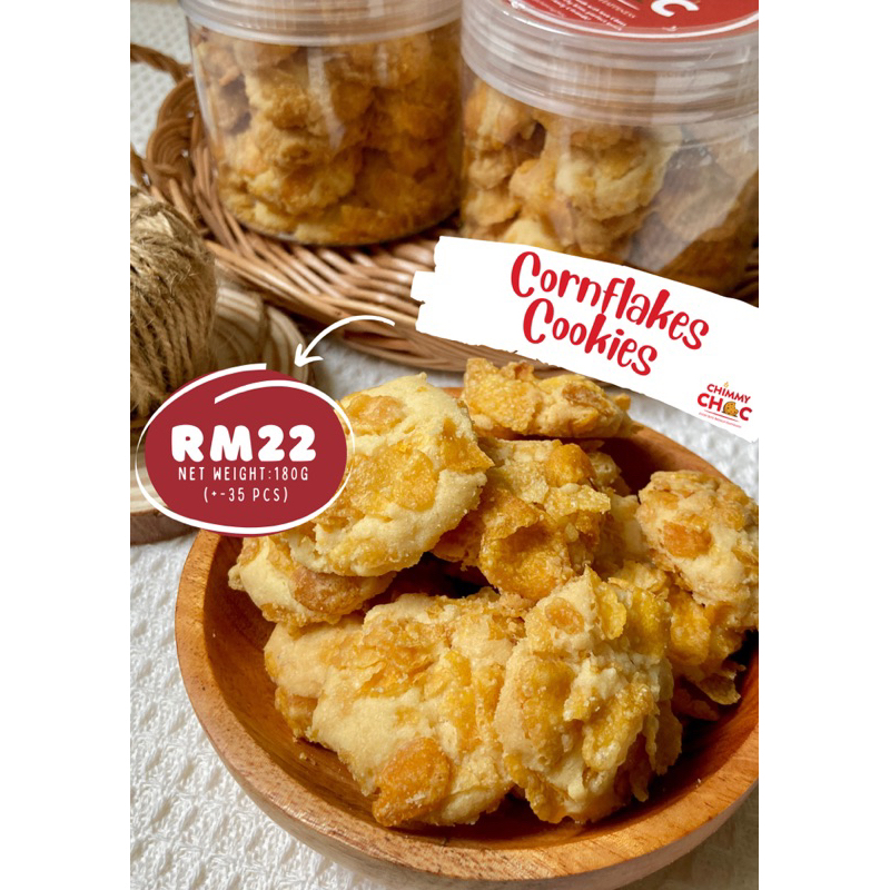 COOKIES CRUNCHY FRESHLY BAKE (MATCHA COOKIES, CORNFLAKES COOKIES, DARK ...