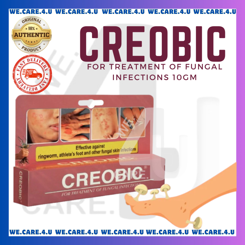 CREOBIC 10G - FOR TREATMENT OF FUNGAL INFECTIONS [ RINGWORM, ATHLETE'S ...
