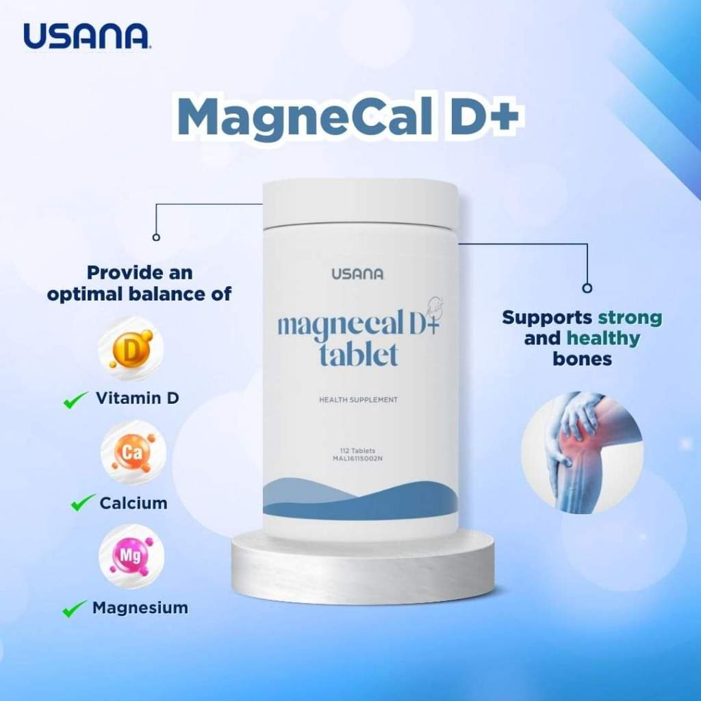 [Fast Delivery] ORIGINAL USANA MAGNECAL D PLUS Exp June 2026 活力鈣鎂D片 112 ...