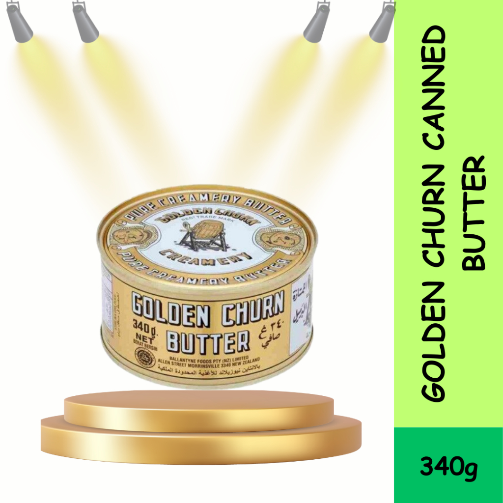 Golden Churn Canned Butter 340g - Premium Creamery Butter from New ...
