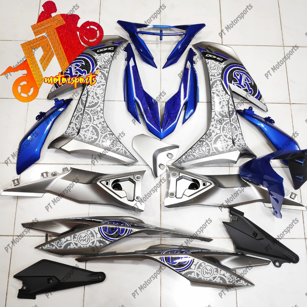 Honda RSX RS-X Cover Set Body set Blue Silver Body Cover Set Bodyset ...