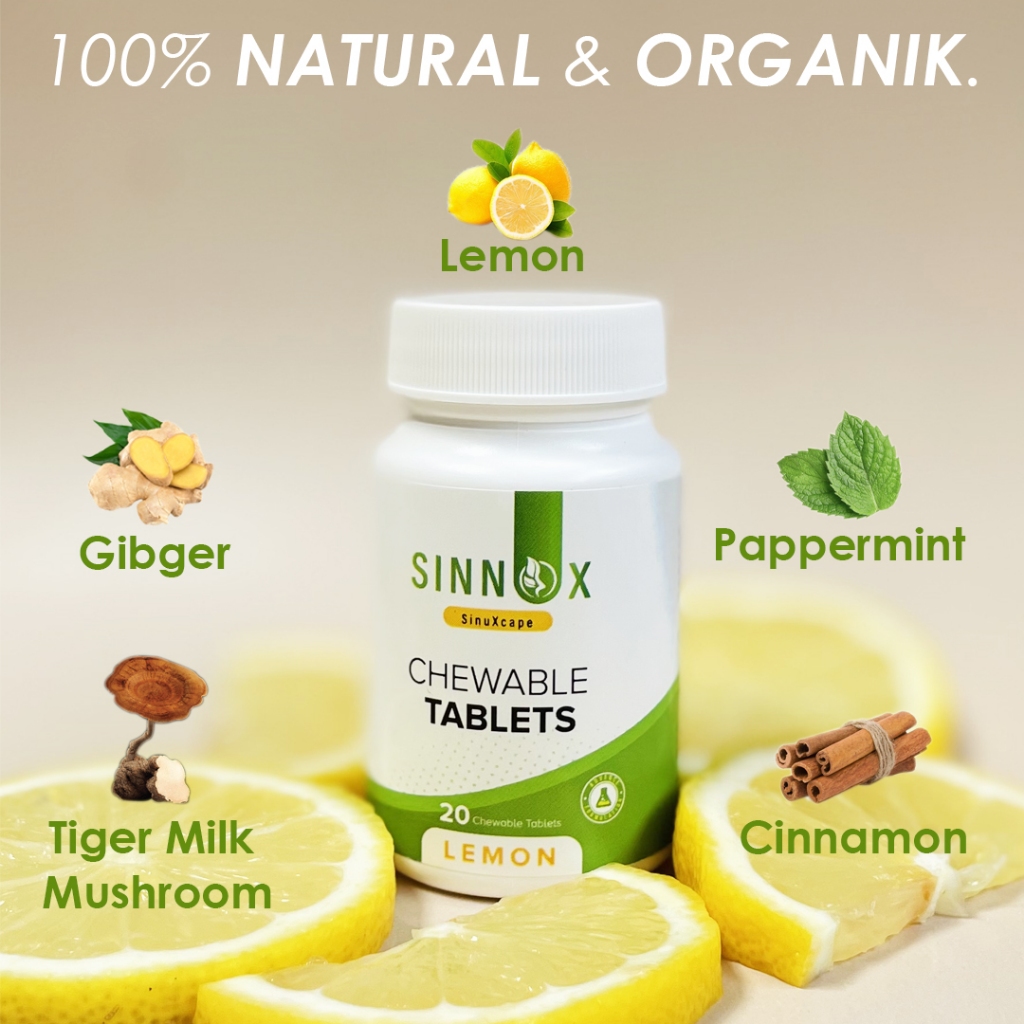 Sinnox Chewable Tablet - Suppliment Sinus Resdung Murah Viral ...