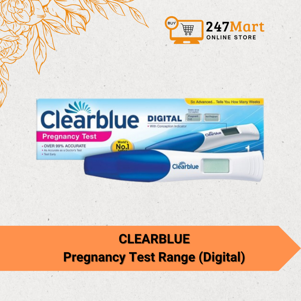 CLEARBLUE Pregnancy Test Range (Digital | Easy | Rapid) | Shopee Malaysia