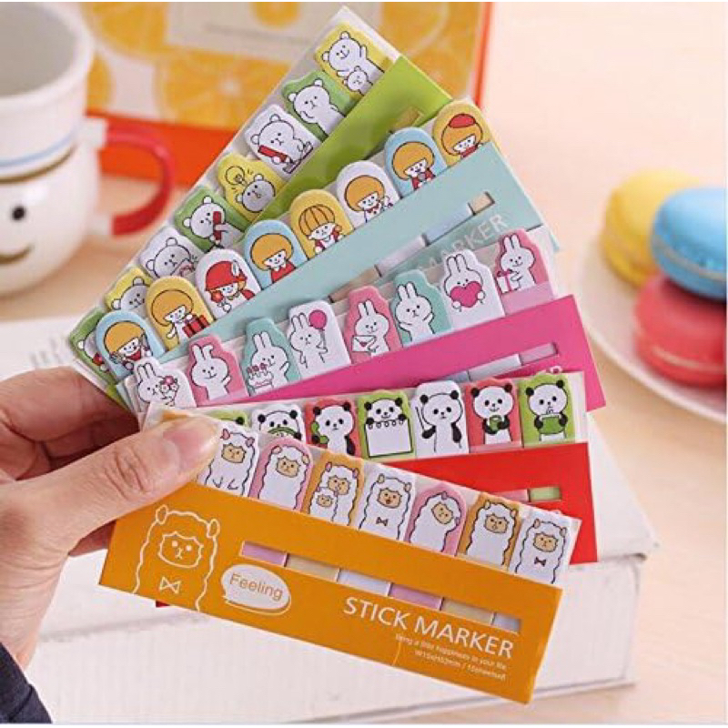 Cute Mini Sticky Notes Index Flags Label Post-It Self-Stick Msg Note ...