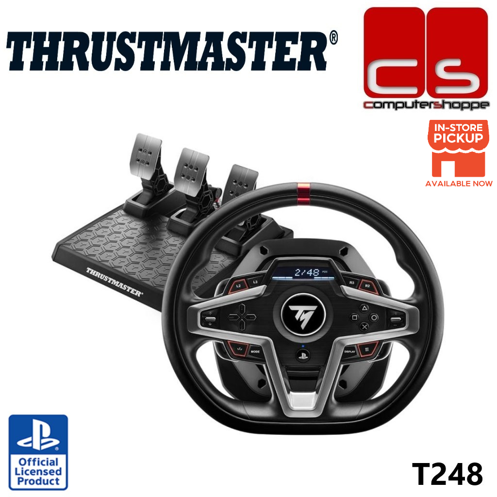 Thrustmaster T248 Racing Wheels and Pedals Compatible with PC / PS4 ...