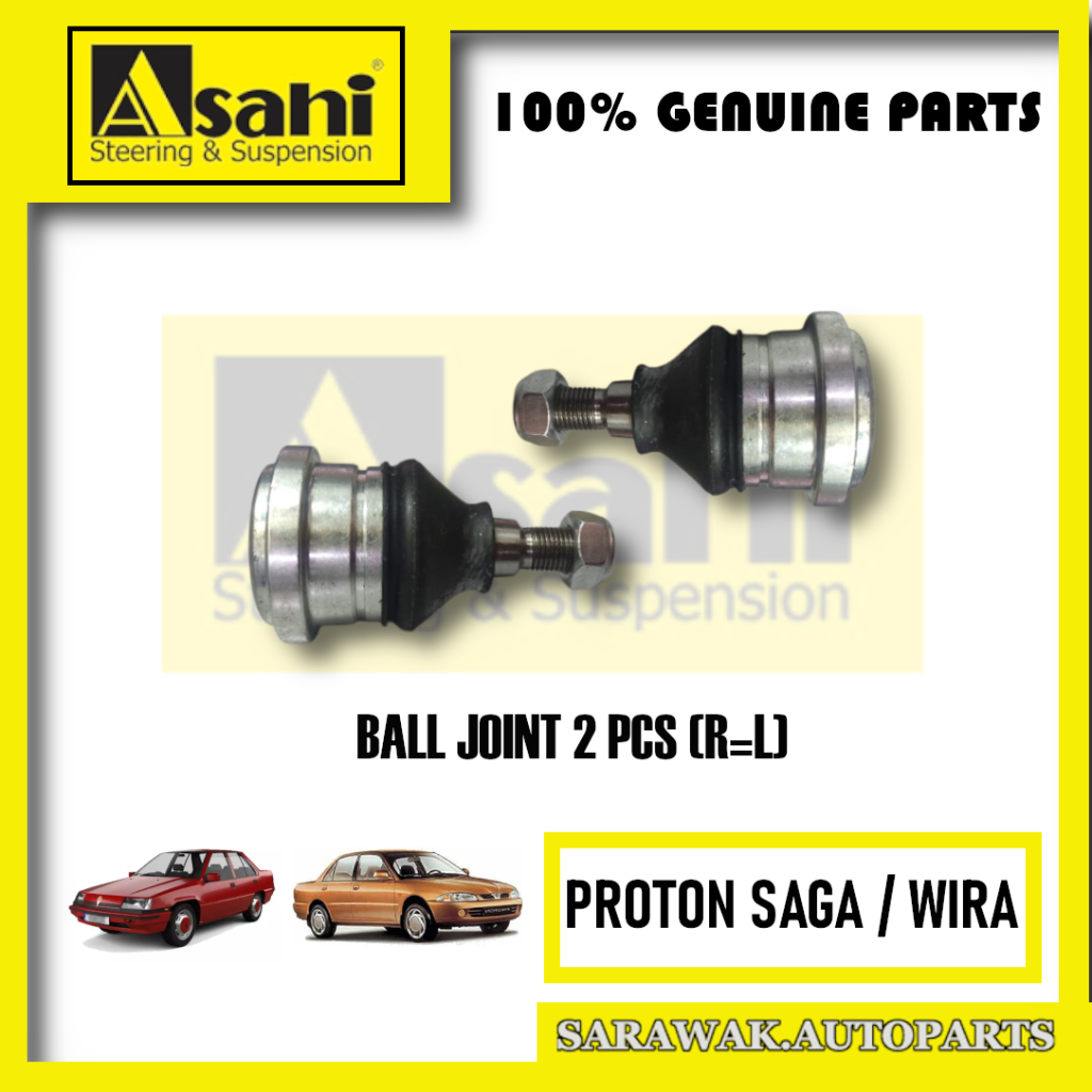 ASAHI Proton Saga Wira Ball Joint 2 PCS (R=L) | Shopee Malaysia