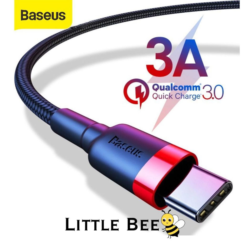 Baseus Type C Cable 3A Fast Charging For Android Cafule Cable Fast Charging 60W/100W Cable ...