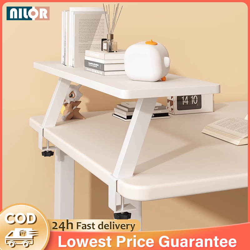 💖Multipurpose Desktop Storage Rack Table Top Rack Office Bookshelf Rack ...