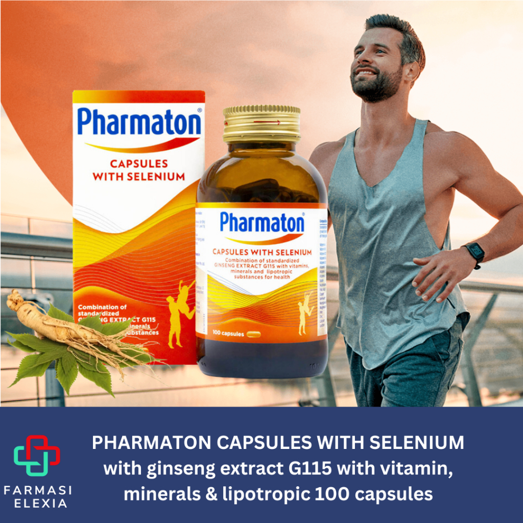 PHARMATON CAPSULES WITH SELENIUM with ginseng extract G115 with vitamin ...