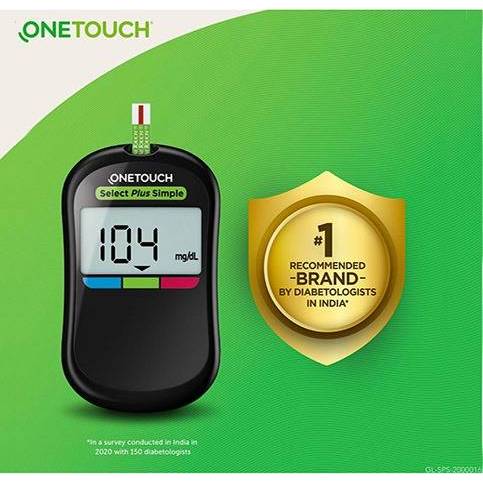 ONE TOUCH SELECT PLUS SIMPLE GLUCOSE METER SYSTEM | Shopee Malaysia