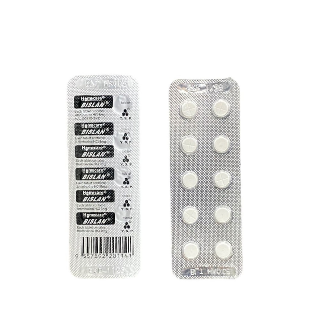 YSP Bislan Tablet [Bromhexine Hydrocloride] 8mg 10S/STP | Shopee Malaysia