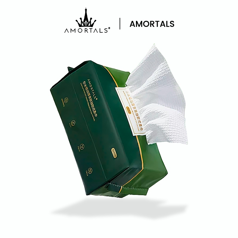 AMORTALS Facial Tissue Soft And Skin-Friendly Cleansing Facial Towel ...