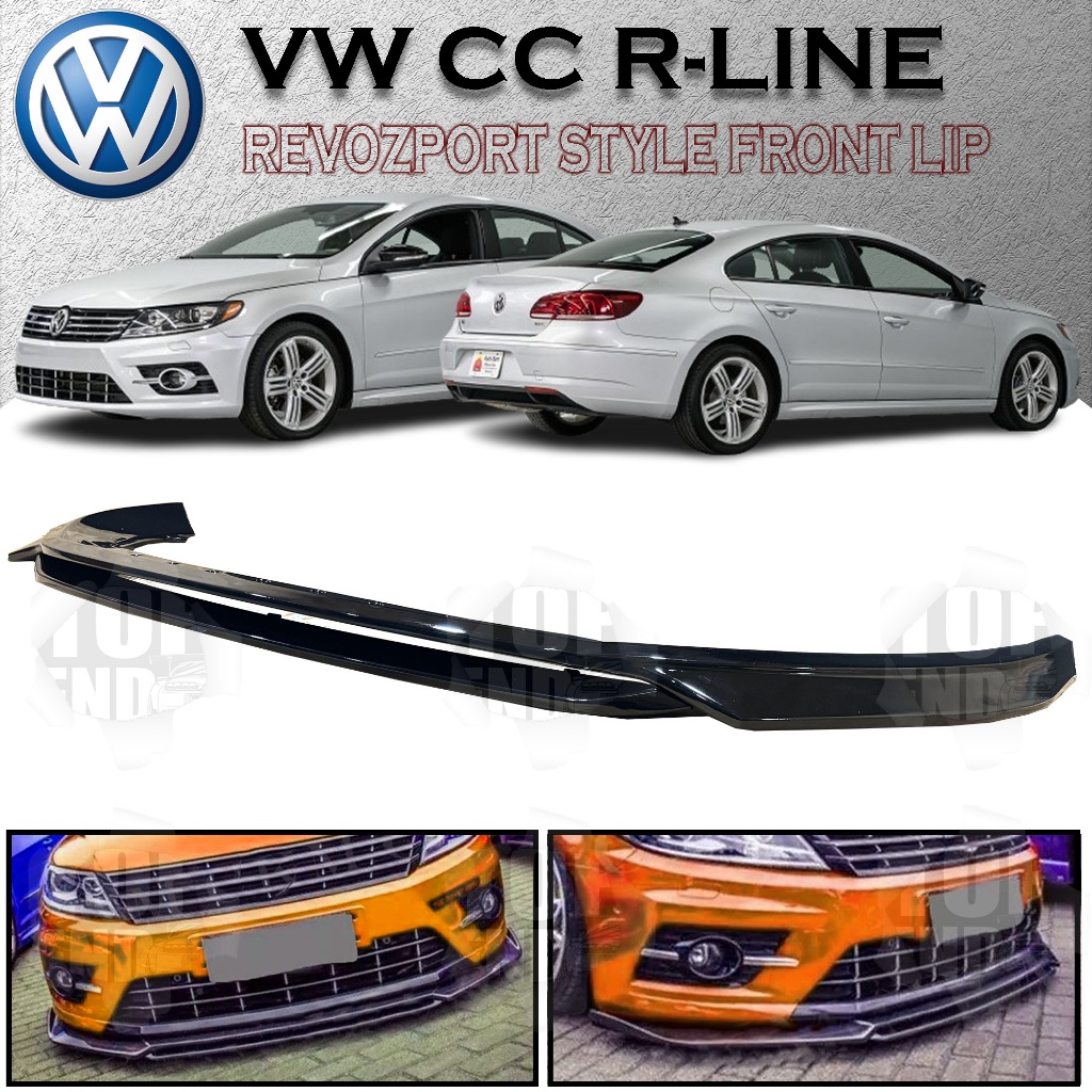 VOLKSWAGEN CC R-LINE 2015 REVOZPORT STYLE FRONT LIP FRONT V-LIP WITH ...