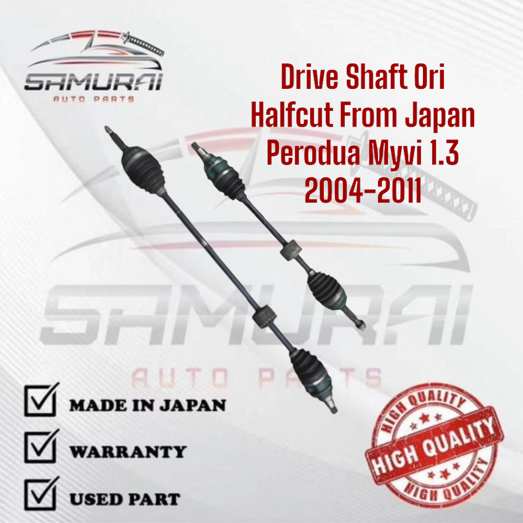 Myvi Drive Shaft Ori Halfcut From Japan Perodua Myvi 1.3 2004-2011 ...