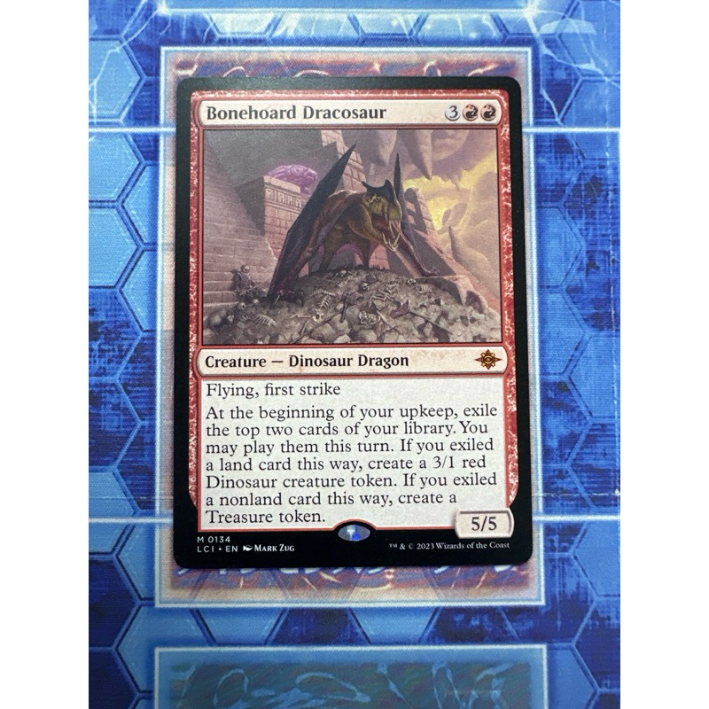 MTG Magic The Gathering Bonehoard Dracosaur | Shopee Malaysia