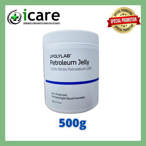 POLYLAB PETROLEUM JELLY 500G ( EXP DATE : 12/2028 ) | Shopee Malaysia