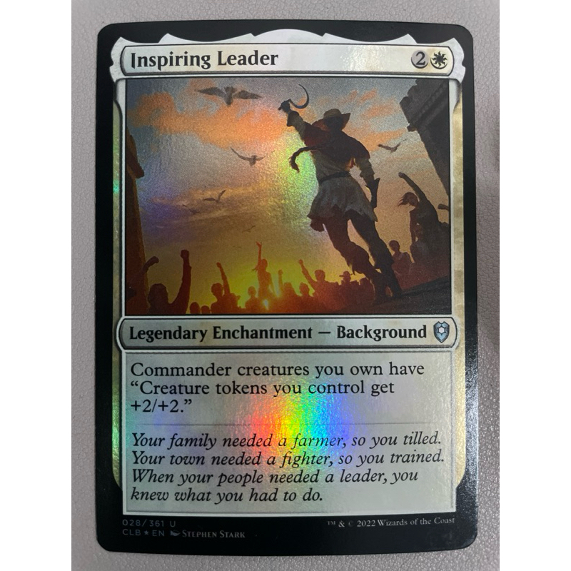 MTG:Battle for Baldur’s Gate (CLB) 028/361 U - Inspiring Leader (Foil ...