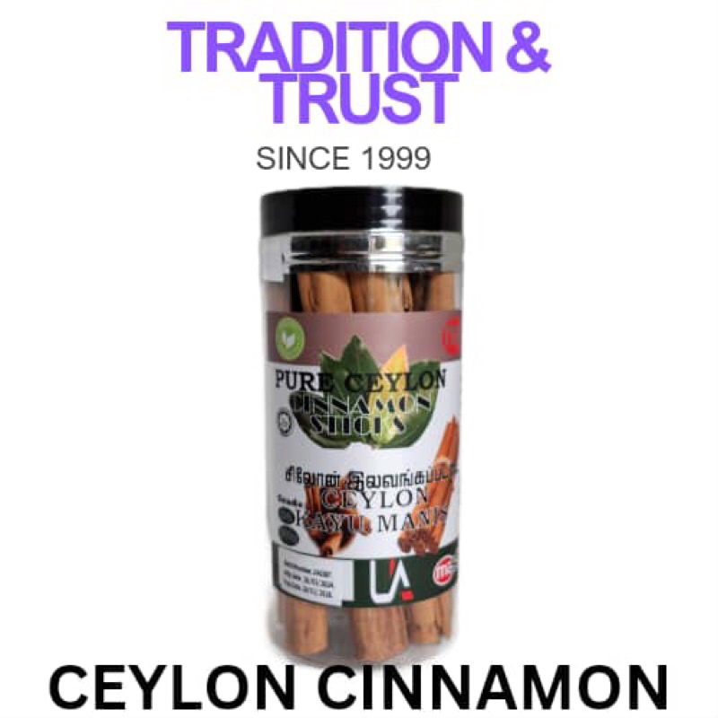 Pure Ceylon Cinnamon ( Kayu Manis)C4 100g | Shopee Malaysia
