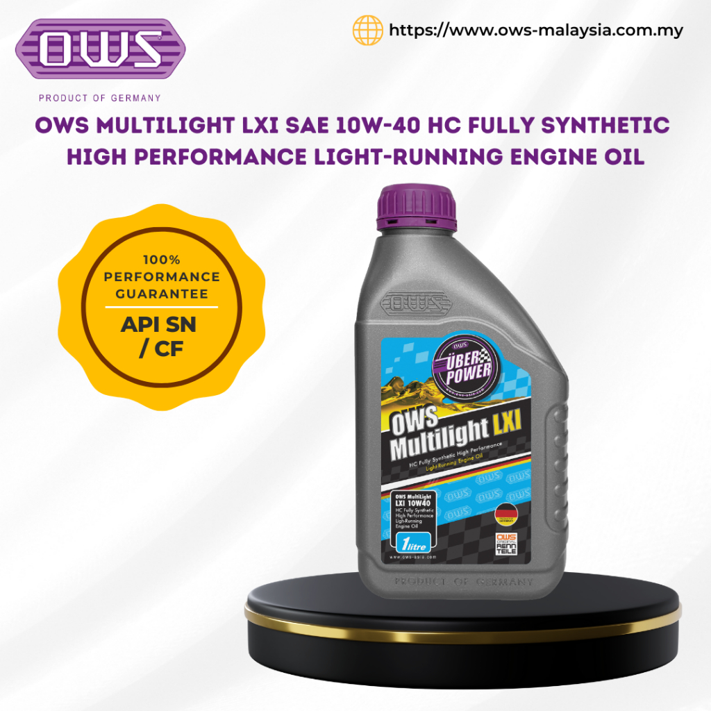 OWS Germany 10W-40 HC Fully Synthetic Multilight LXI High Performance ...