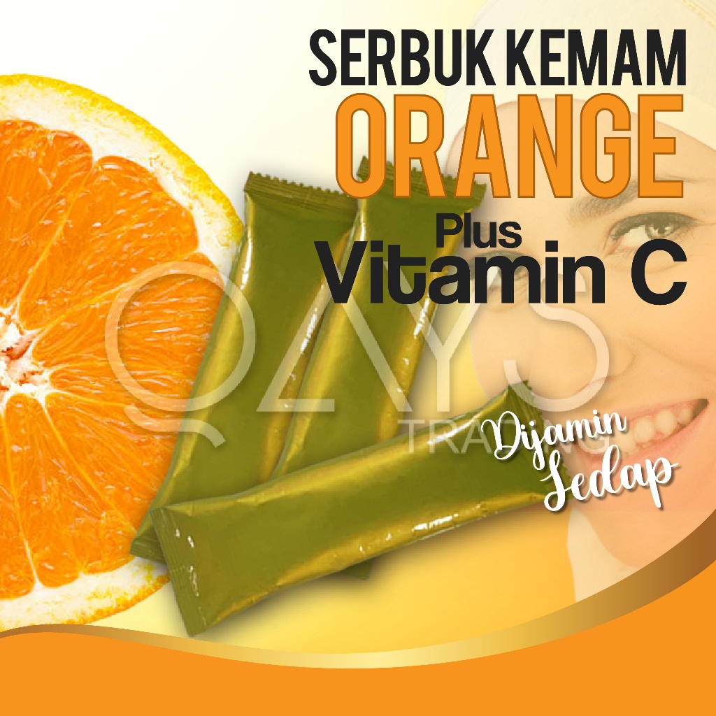 Lelong S1 Serbuk Kemam Orange Vitamin C Brand Popular & Sedap | Shopee ...