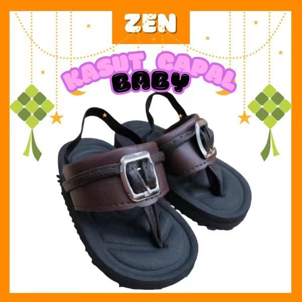 [ZEN] BABY Capal Kids Size 3-6 I Kasut Kanak-Kanak I Boy Girl Shoes ...
