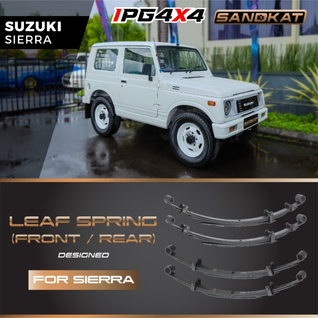 SANDKAT Leaf Spring Suzuki Jimny 410 413 Prior To 1988 50KG Extra Load ...
