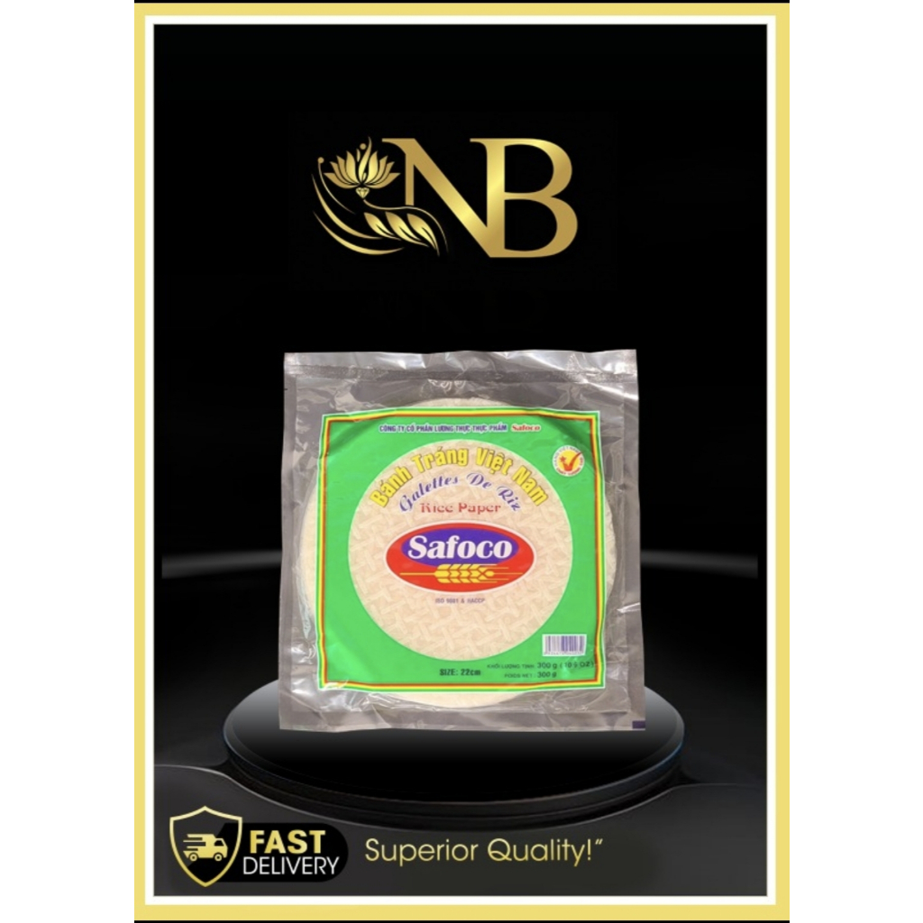 Safoco Vietnam Rice Paper 16cm 300g (Bánh tráng Safoco Việt Nam 16cm ...