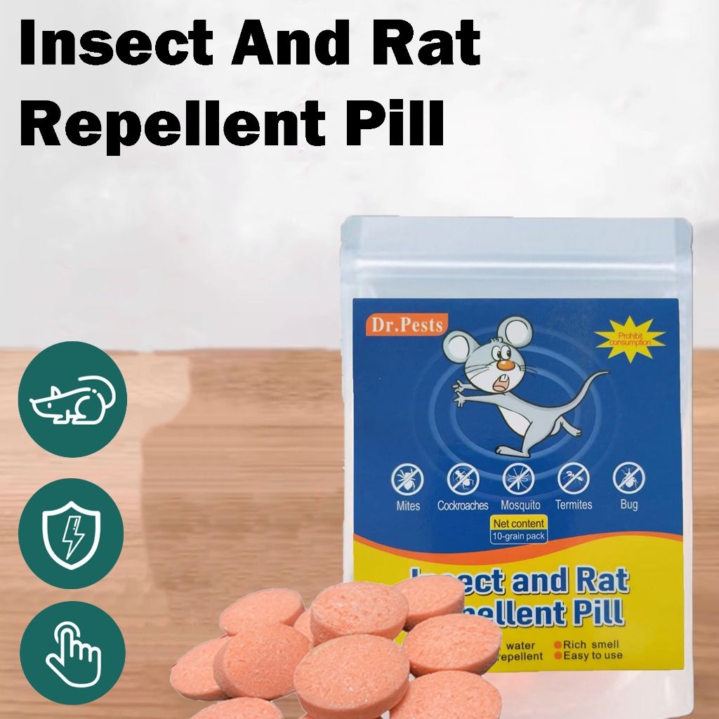 Penghalau Tikus Insect And Rat Repellent Pill Strong Natural Plant ...