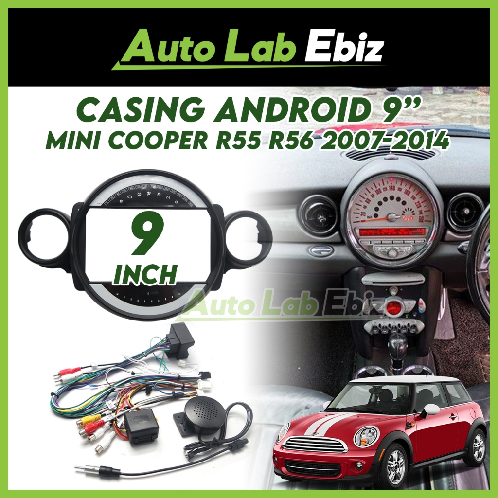 MINI COOPER R55 R56 2007-2014 Android Player Casing 9" inch with Socket ...