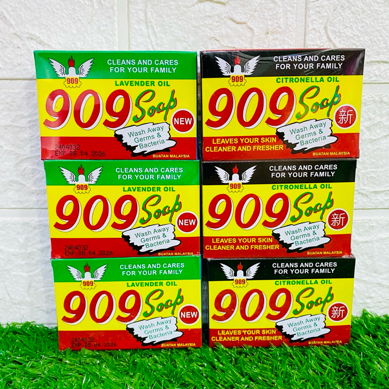 909 Soap / Sabun 909 85G (3 Pieces Per Packet) ( Lavender/Citronella ...