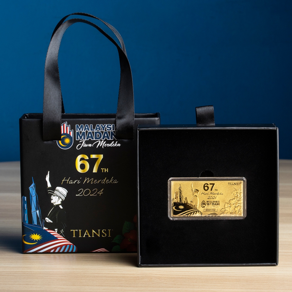 TIANSI 999 (24K) 0.2gram 67th Merdeka 2024 Pure Gold Note 0.2gram ...