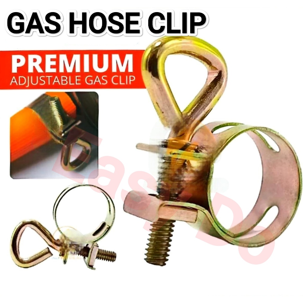 GAS HOSE CLIP/ CANGKUK PAIP GAS / Adjustable Gas Clip / Hose Band ...