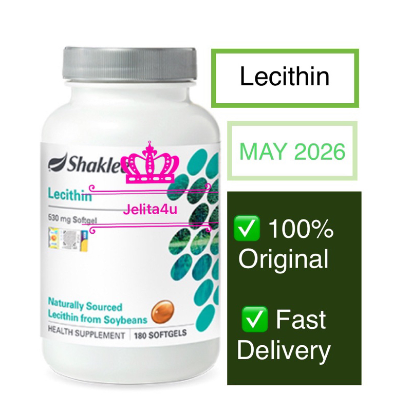 [MAY 2026] Shaklee Soy Lecithin 180s | Shopee Malaysia