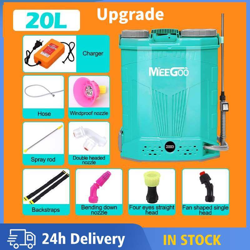 👍Upgrade 20L Electric Knapsack Sprayer Pump / Pam Racun Bateri Pump ...