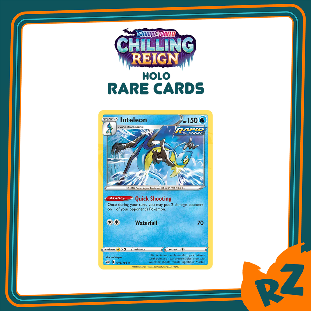 [Original] Pokemon TCG Card Game Inteleon Rare Holo Singles (SS ...