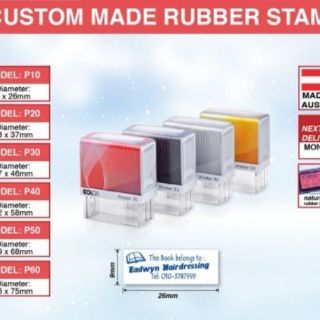 Custom Made Self Ink Rubber Stamp ( Model P10 to P60 ) | Shopee Malaysia