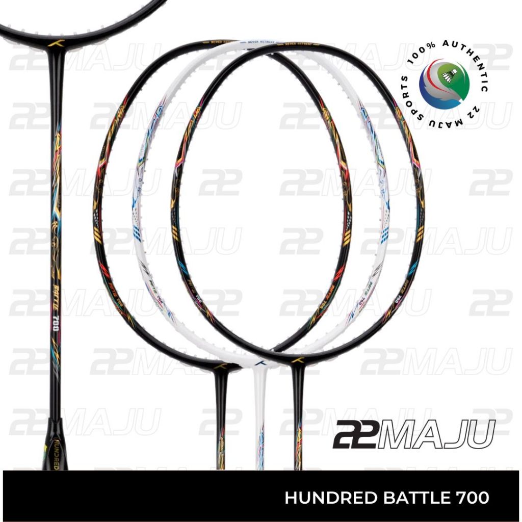 HUNDRED Battle 700 4U | ATTACKING RACKET BADMINTON RACKET | Shopee Malaysia
