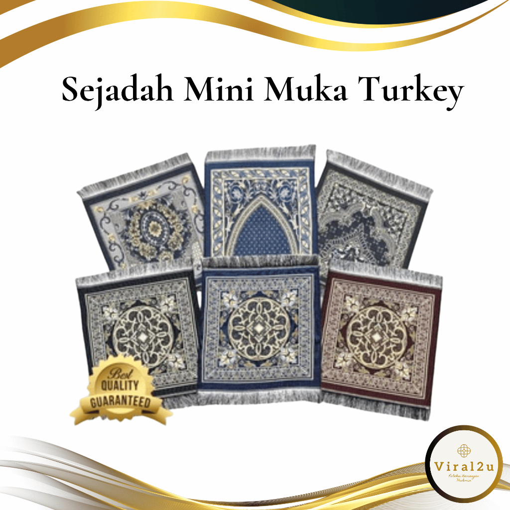 Sejadah Turkey Mini | Muka Murah (Kecil) 35x35 cm. | Shopee Malaysia