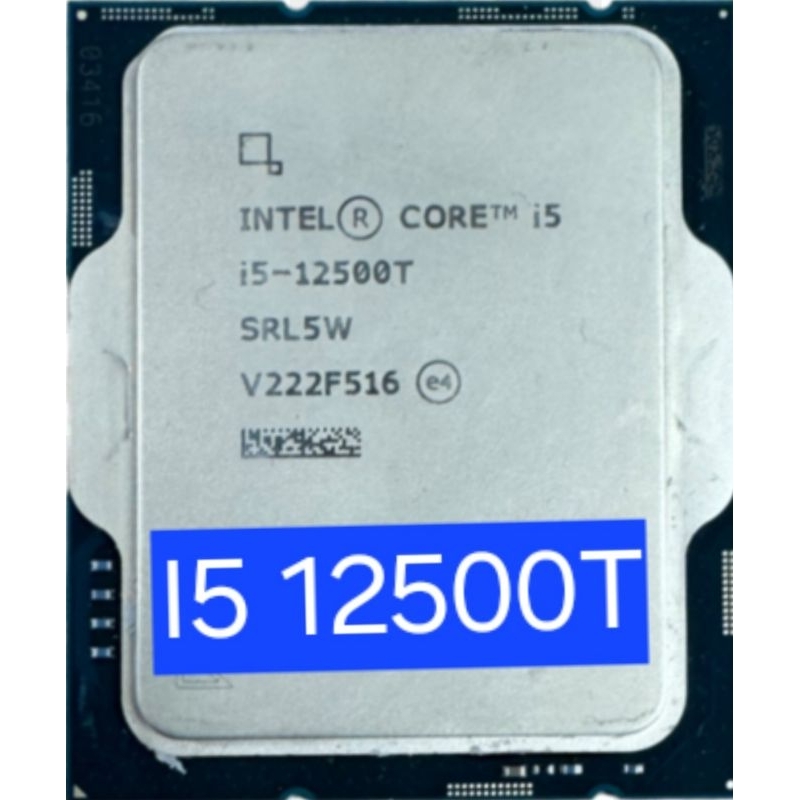 LGA 1700 Soket Core i7 12700 i5 12500T I3 12100 12th Gen Processor ...