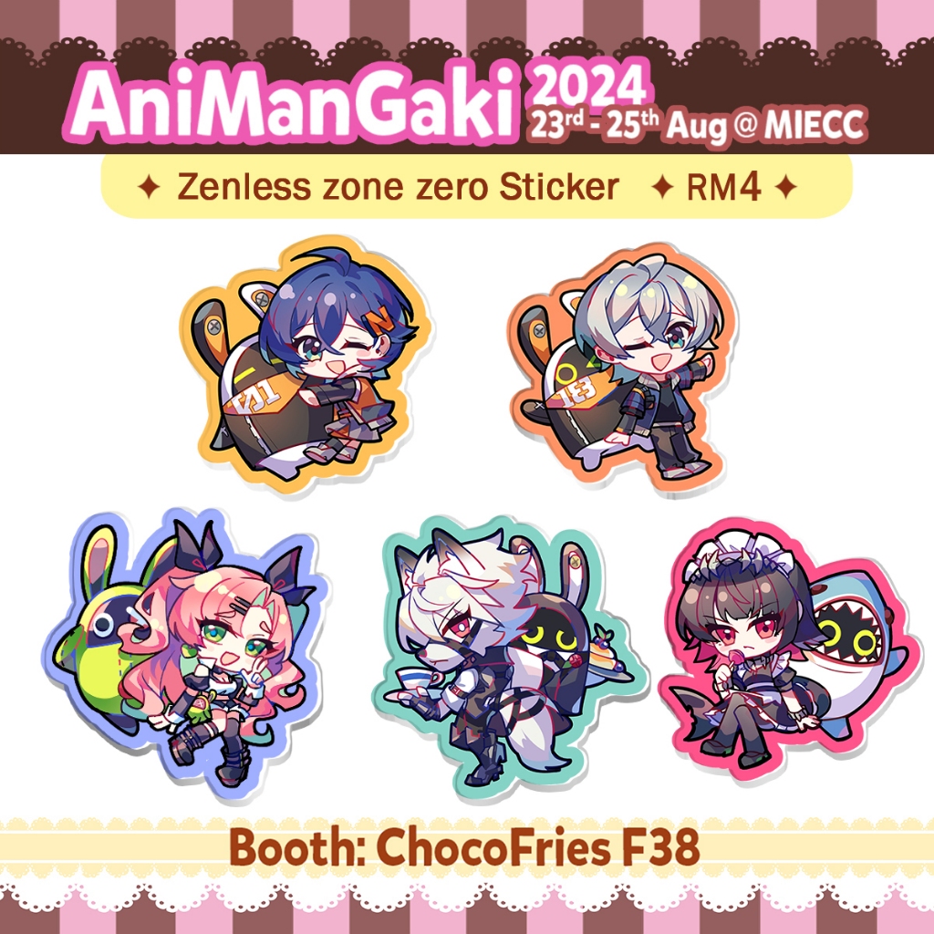 Zenless zone zero Stickers | Shopee Malaysia