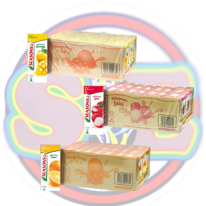 SEASON BRAND DRINKS (24PCS x 250ML) | Shopee Malaysia