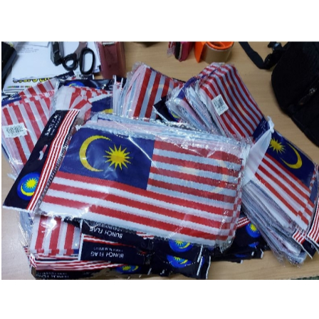 Panji-panji Bendera Malaysia 6x12inches Bunch Flag (Latest Approved ...
