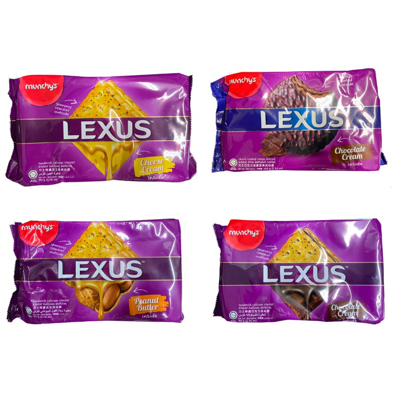 Munchy’s Lexus Sandwich Crackers 190g | 200g | Shopee Malaysia