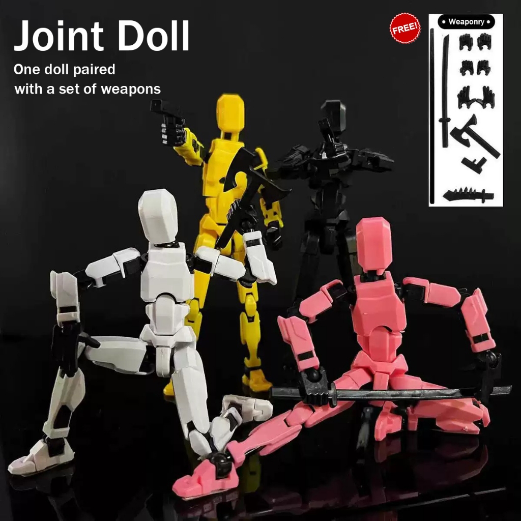 nanjia 3D Printed Mannequin Toys 13 Lucky Doll with Multiple Joint ...