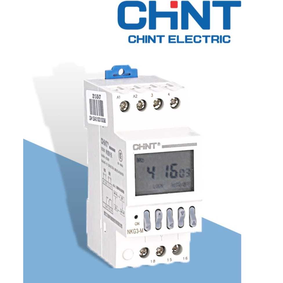 CHINT NKG3-M DIGITAL TIMER SWITCH (1NO1NC) - DIN RAIL TYPE | Shopee Malaysia